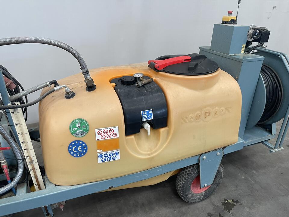 Empas spuitkar 600 liter incl. slanghaspel | Pomp capaciteit: 50 l/min ...