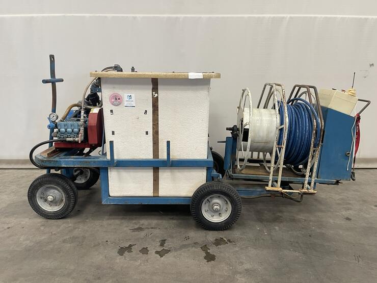 Weterings spuitkar 600 liter incl. slanghaspel | Pomp capaciteit: 30 l ...
